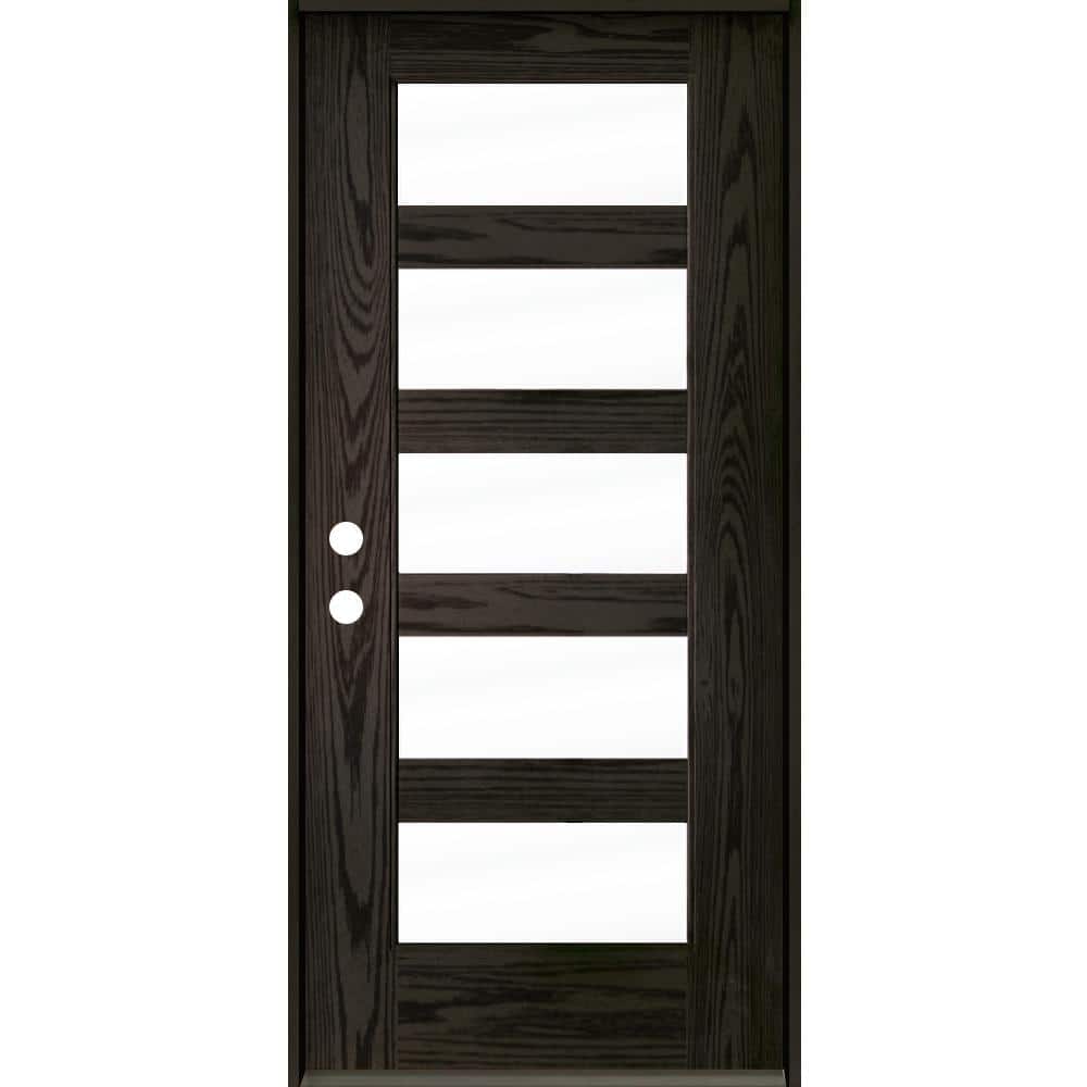 Krosswood Doors ASCEND Modern 36 in. x 79 in. 5-Lite Right-Hand Inswing ...