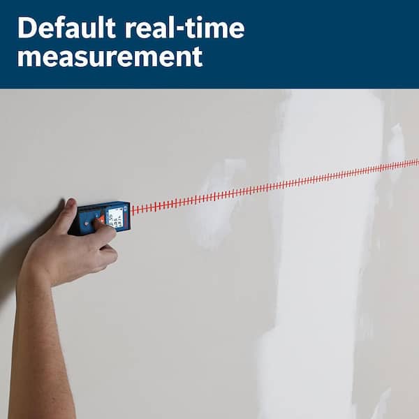 Bosch BLAZE 165 ft. Laser Distance Tape Measuring Tool with Area and ...