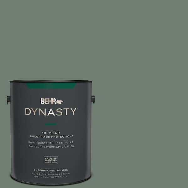 BEHR DYNASTY 1 gal. #N420-5 Boreal Semi-Gloss Exterior Stain-Blocking ...