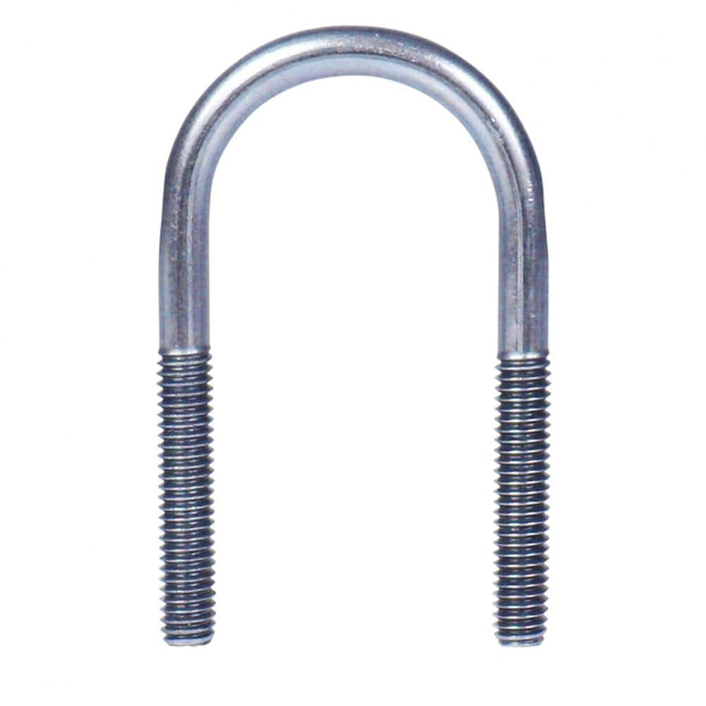 PLUMBFLEX 3 in. Light-Duty Electro Galvanized Steel U-Bolt Pipe Clamp ...
