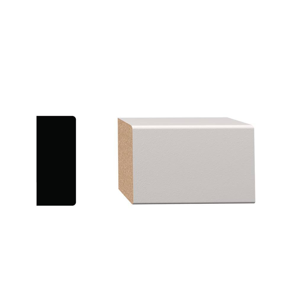 Alexandria Moulding 11/16 in. D x 1-1/2 in. W x 96 in. L MDF Primed 1 x ...