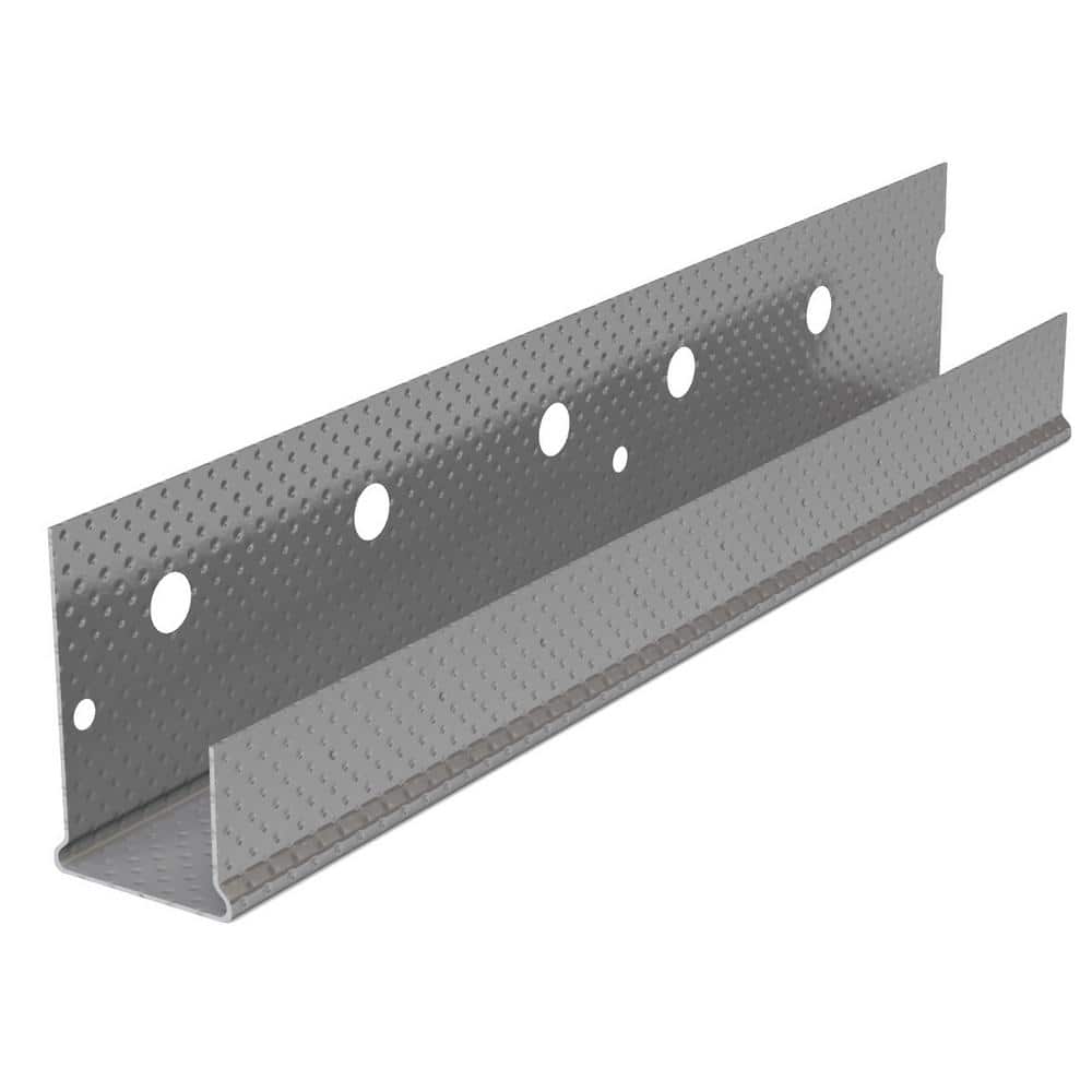 ClarkDietrich 1/2 in. x 8 ft. Galvanized Metal Drywall U-Trim M20A ...