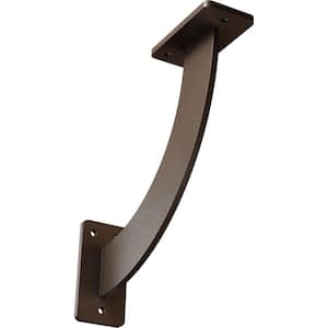Ekena Millwork 3 in. x 0.25 in. x 16 in. Steel Hammered Brown Logan ...
