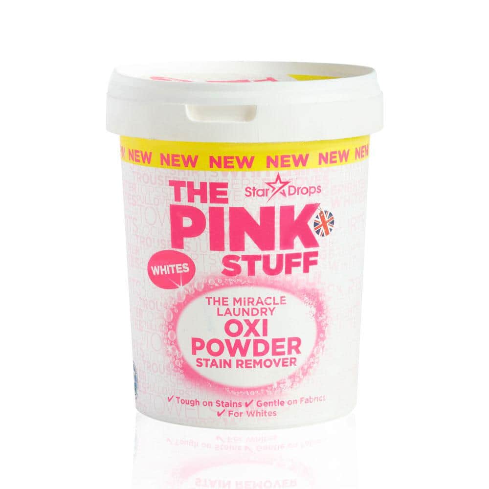 THE PINK STUFF Oxi Fabric Stain Remover Powder for Whites, 2.2 lbs ...