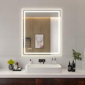niveal 42 in. W x 36 in. H Rectangular Frameless LED Wall Bathroom ...