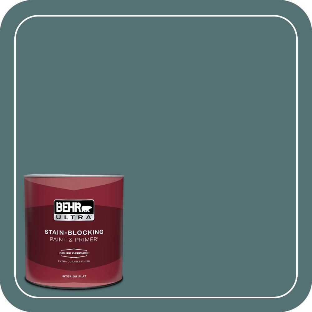 BEHR ULTRA 1 qt. #PPU13-02 Juniper Berries Extra Durable Flat Interior ...