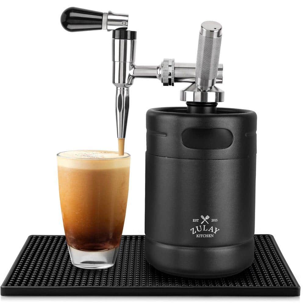 Zulay Kitchen 8 Cup Nitro Cold Brew Coffee Maker with Creamer Faucet ...
