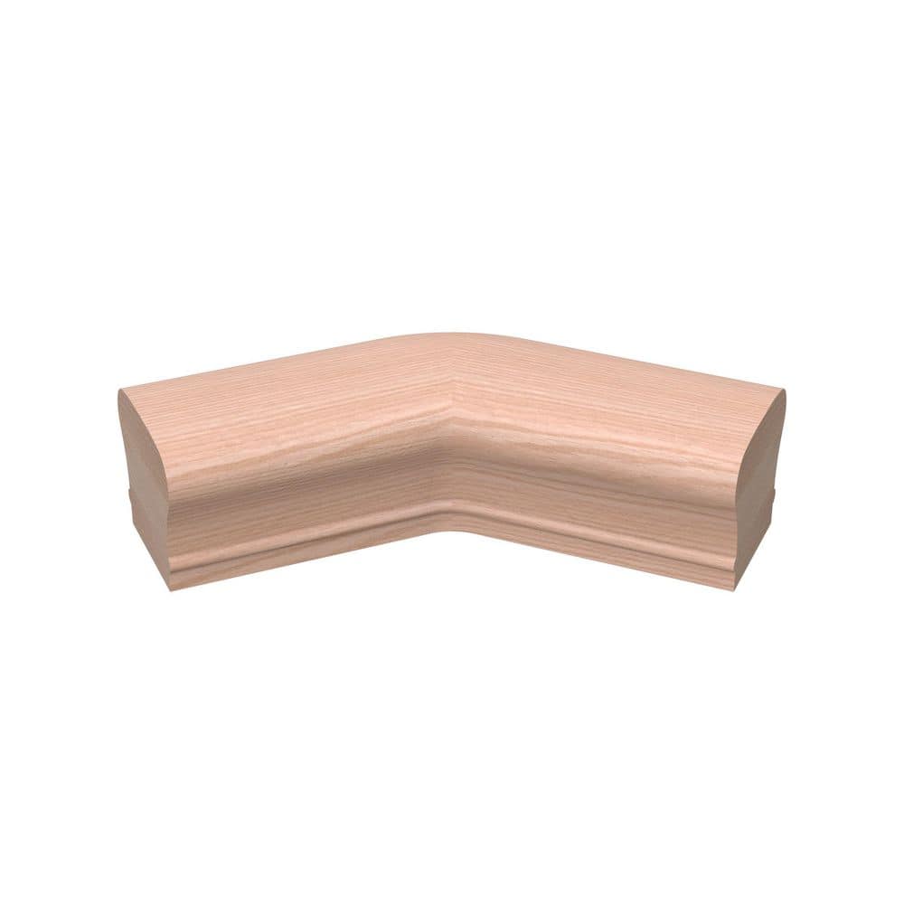 EVERMARK Stair Parts 7211 Unfinished Red Oak 135° Level Quarter Turn ...