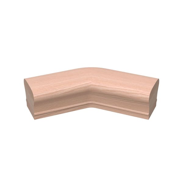 EVERMARK Stair Parts 7211 Unfinished Red Oak 135° Level Quarter Turn ...
