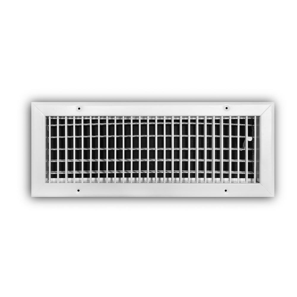 Everbilt 8 in. x 6 in. 1-Way Steel Adjustable Wall/Ceiling Register in ...