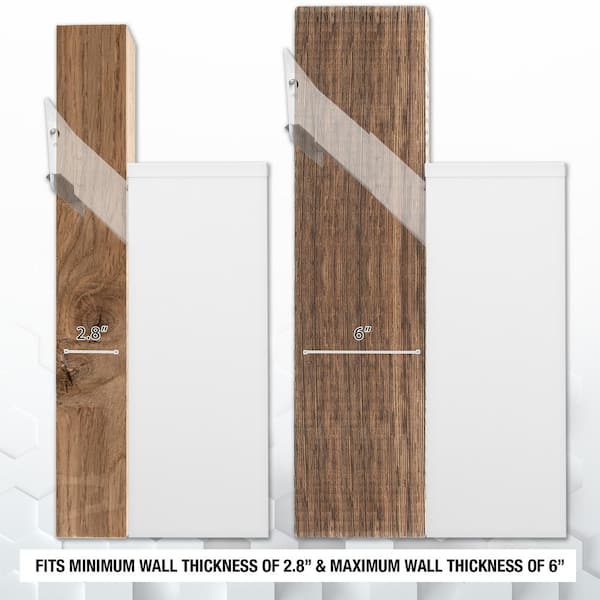 BARSKA Through-The-Wall Mailbox Drop Box with Adjustable Chute CB13954 ...