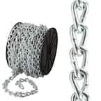 Everbilt #135 x 75 ft. Stainless Plated Steel Handy Link Chain 810360