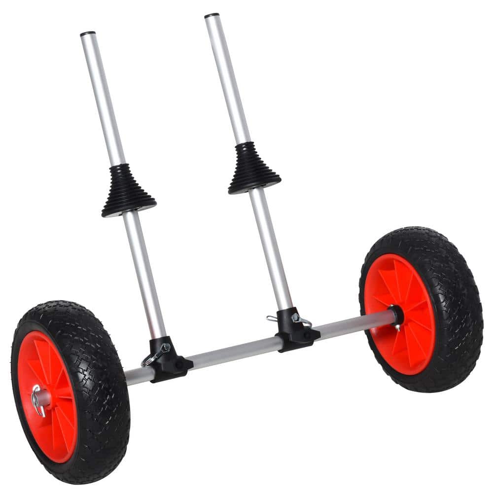 Amucolo Universal Kayak Cart, Trolley Trailer Kayak Wheels with Strong ...