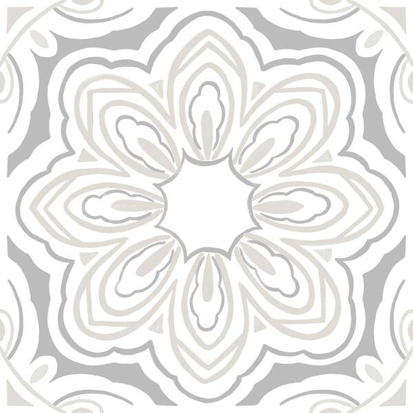 FloorPops Take Home Sample Marshall Grey 6 in. W x 6 in. L Residential ...