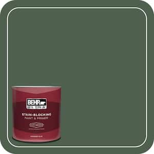 BEHR PREMIUM PLUS 8 oz. #450F-7 Hampton Green Eggshell Enamel Interior ...