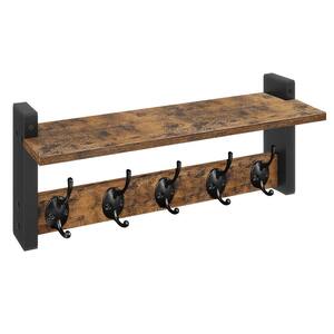 northbeam Floating 6 in. W x 24 in. D Distressed Wooden Floating Wine ...