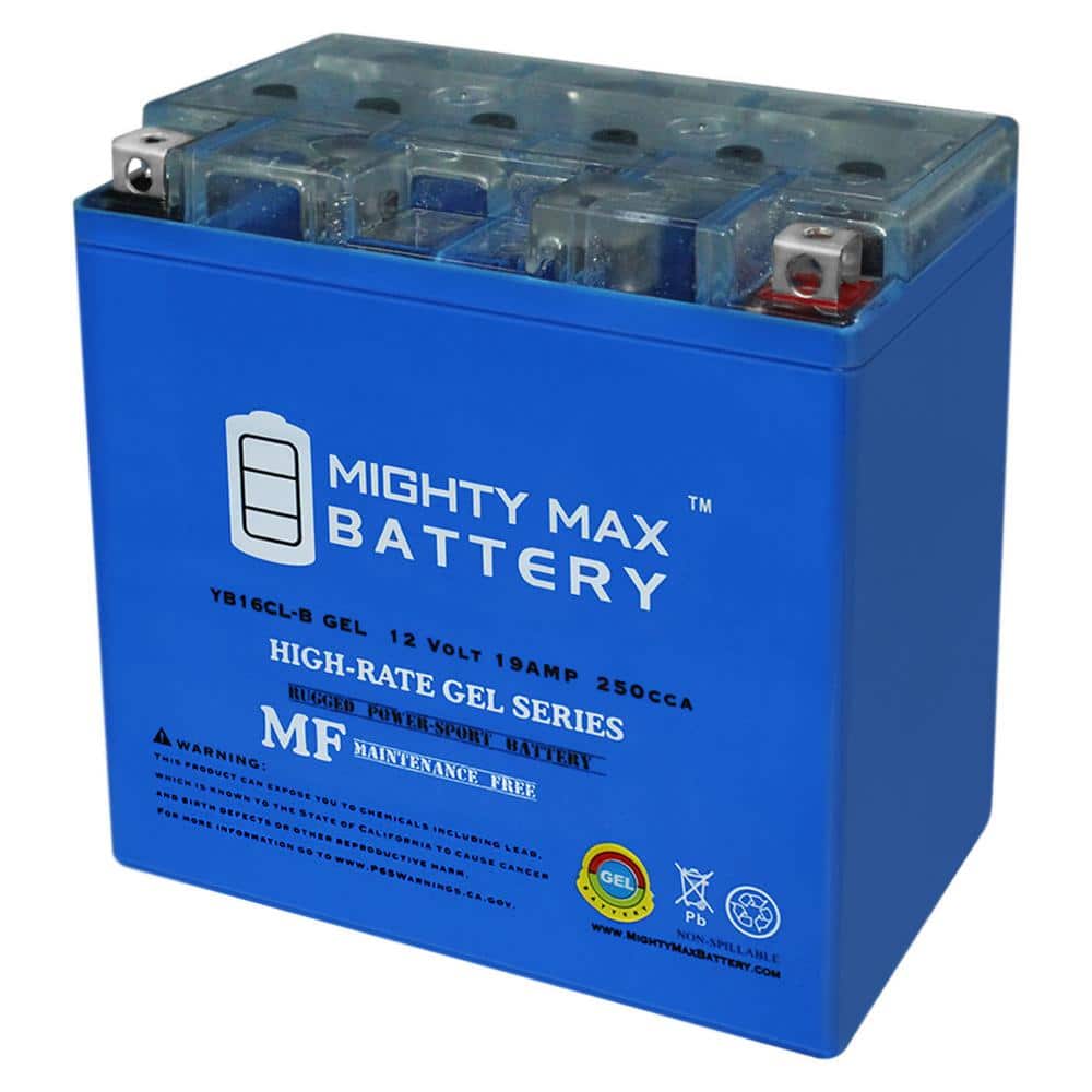 MIGHTY MAX BATTERY YB16CL-B GEL 12-Volt 19Ah Battery for YAMAHA Wave ...
