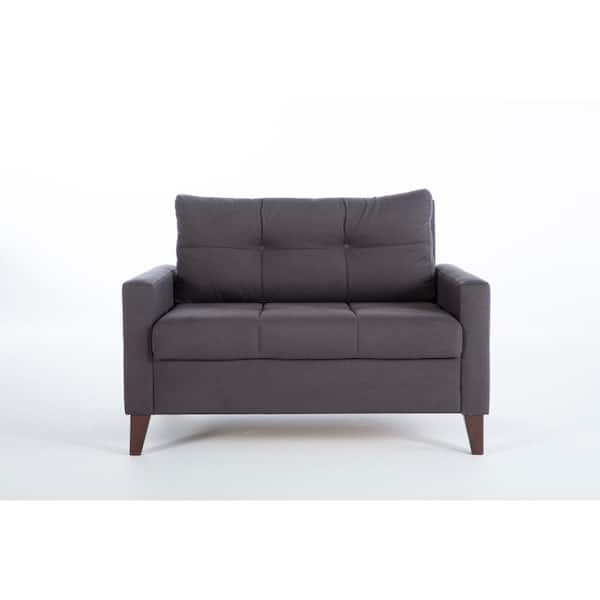 Charcoal chair and a half store