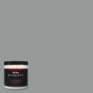 BEHR PREMIUM PLUS 8 oz. #BXC-66 Dusk Blue Satin Enamel Interior ...