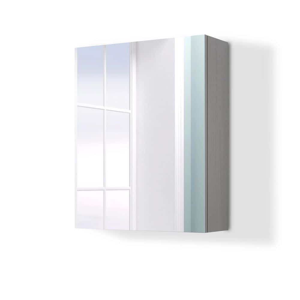 KINWELL 16 in. W x 20 in. H Rectangular Surface Mount Medicine Cabinet ...