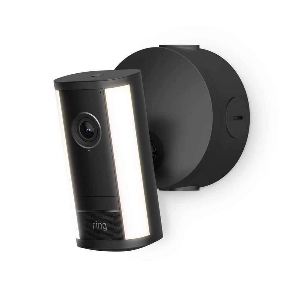 Ring Spotlight Cam Pro (2nd Gen), Hardwired Power over Ethernet Retinal ...