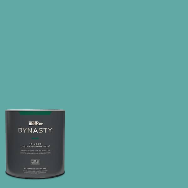 Have a question about BEHR DYNASTY 1 qt. #500D-5 Teal Zeal Semi-Gloss ...