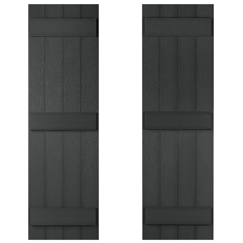 Highwood 14 in. x 63 in Recycled Plastic Board and Batten Stonecroft ...