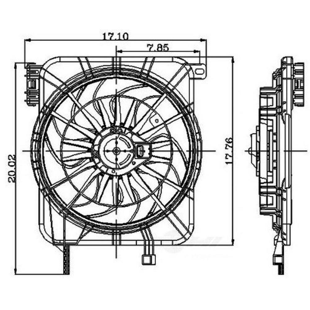 Electric Cooling Fan Assembly 2811470 - The Home Depot