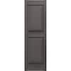 Builders Edge 14.75 in. x 39 in. Raised Panel Vinyl Exterior Shutters ...