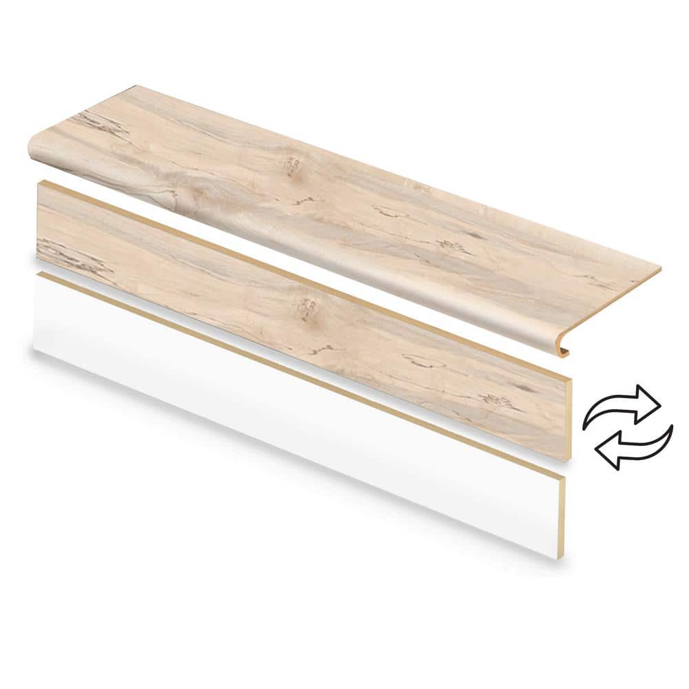 Cap A Tread 2 Pack-Navarra Maple 47 in. L x 12.15 in. W x 1.69 in. T ...