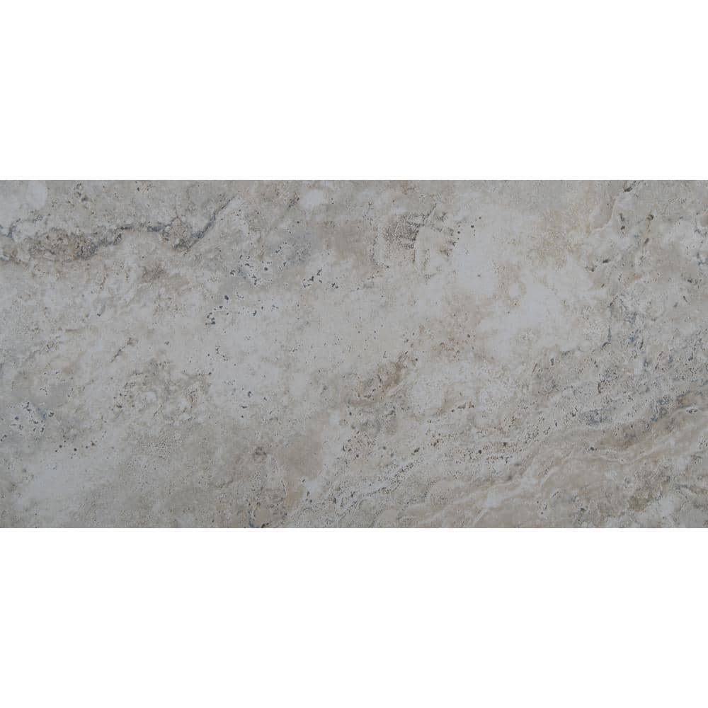 MSI Romagna Gray 12 in. x 24 in. Matte Porcelain Floor and Wall Tile (2 ...