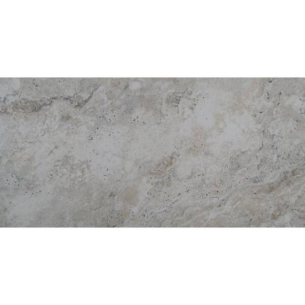 MSI Romagna Gray 12 in. x 24 in. Matte Porcelain Floor and Wall Tile ...