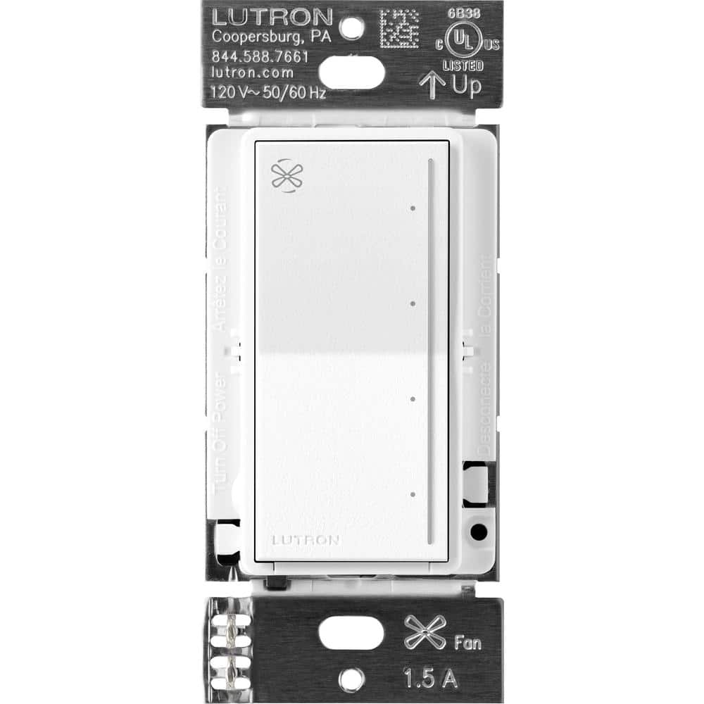 Lutron Sunnata Touch Fan Control, 4-Speed, 1.5 Amp/Single-Pole ...