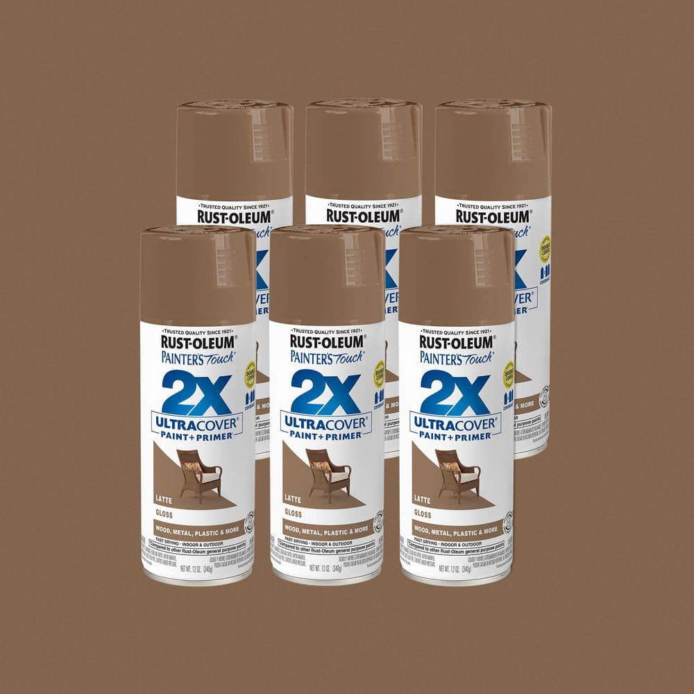 Rust-Oleum Painter's Touch 2X 12 oz. Gloss Latte General Purpose Spray ...