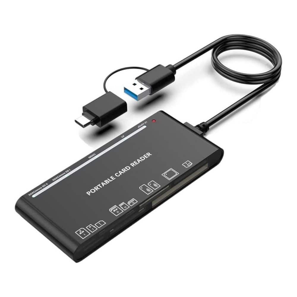 Yichuhaoxi 7-in-1 USB C-USB 3.0 Multi Card Reader for Windows, Mac ...