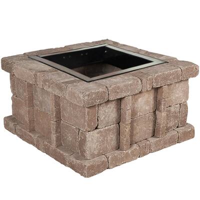 Pavestone RumbleStone Large 3.5 in. x 10.5 in. x 7 in. Cafe Concrete ...