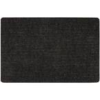 Mohawk Home Striped Utility Mat Charcoal Indoor/Outdoor 24 in. x 36 in ...