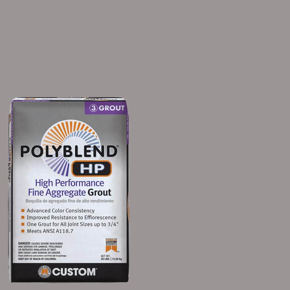 Custom Building Products Polyblend HP #165 Delorean Gray 25lb High ...