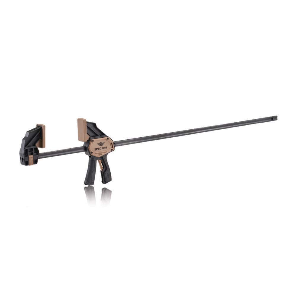 SPEC OPS Trigger Clamp for Woodworking 37 in. Large 1-Handed Bar Clamp ...
