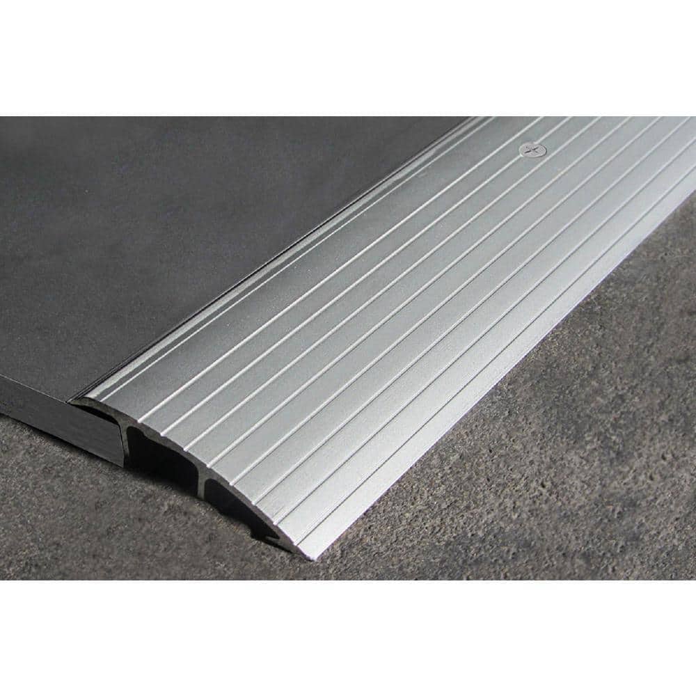 EMAC Novonivel Access Matt Silver 3/8 in. x 98-1/2 in. Aluminum Tile ...