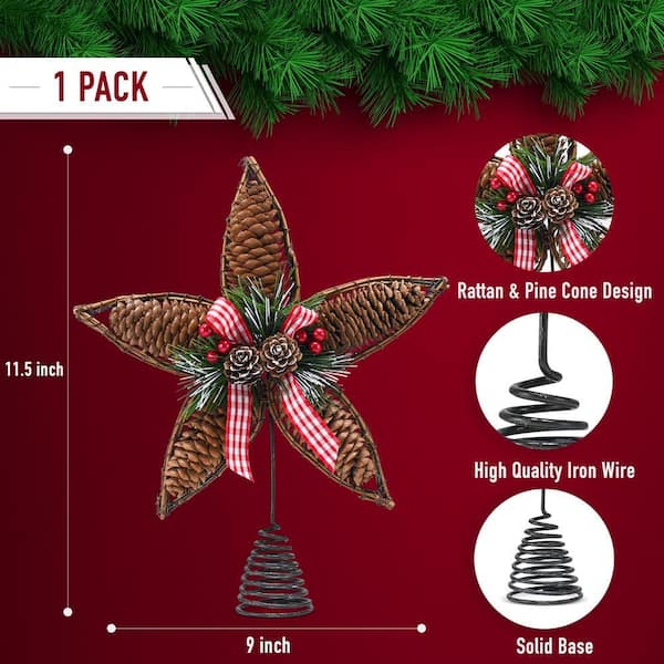 Pine Cone Tree Topper