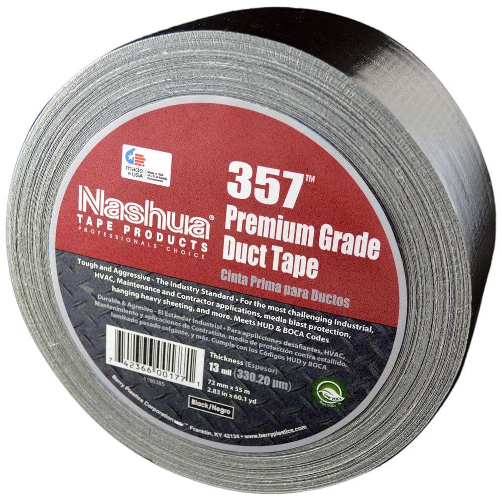 Nashua Tape 2.83 in. x 60.1 yds. 357 Ultra Premium Duct Tape 1198691 ...