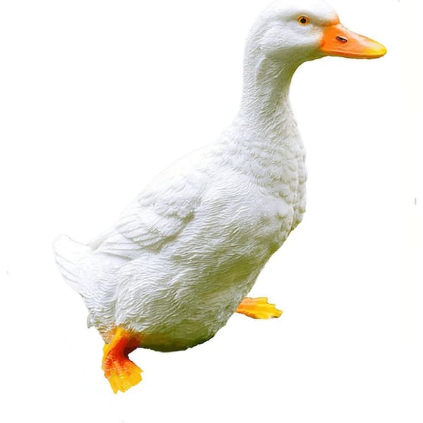 Real Farm Duck Statues, Duck Fence Decoration, Funny Resin Duck Decor ...