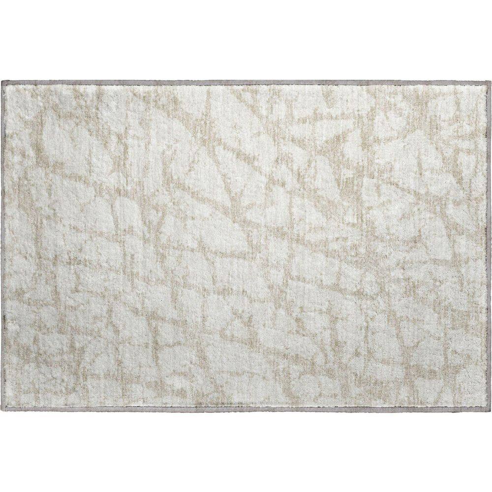 Addison Rugs Mayfield Premium Machine Washable Abstract AMF972 Ivory 1 ...
