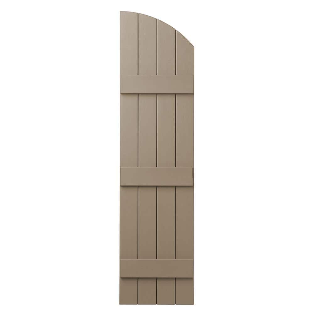 Ply Gem 15 in. x 61 in. Polypropylene Plastic Arch Top Closed Board and ...