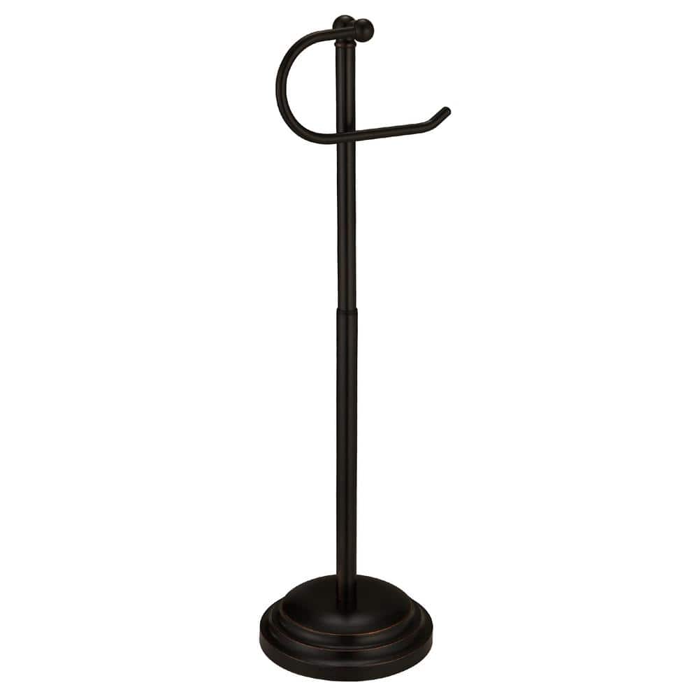 HOMEMYSTIQUE Free Standing Toilet Paper Holder Roll Holder Tissue Rolls ...