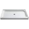 ANZZI Tiers Base Series 32 in. L x 60 in. W Alcove Shower Shower Pan ...