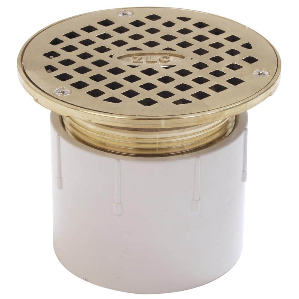 Zurn 4 in. Floor Drain Nickel FD2210-PV4 - The Home Depot