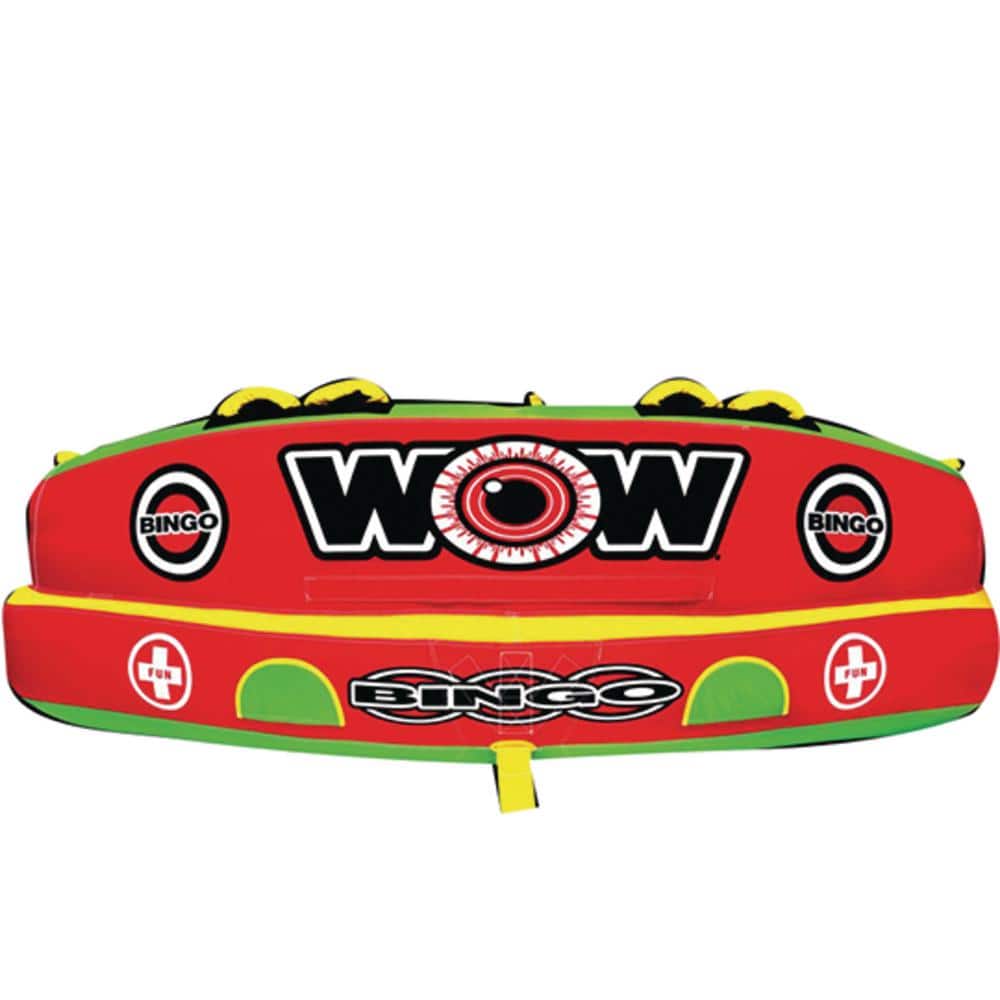 WOW WATERSPORTS Bingo 3 Towable Tube for 3-Riders 14-1070 - The Home Depot
