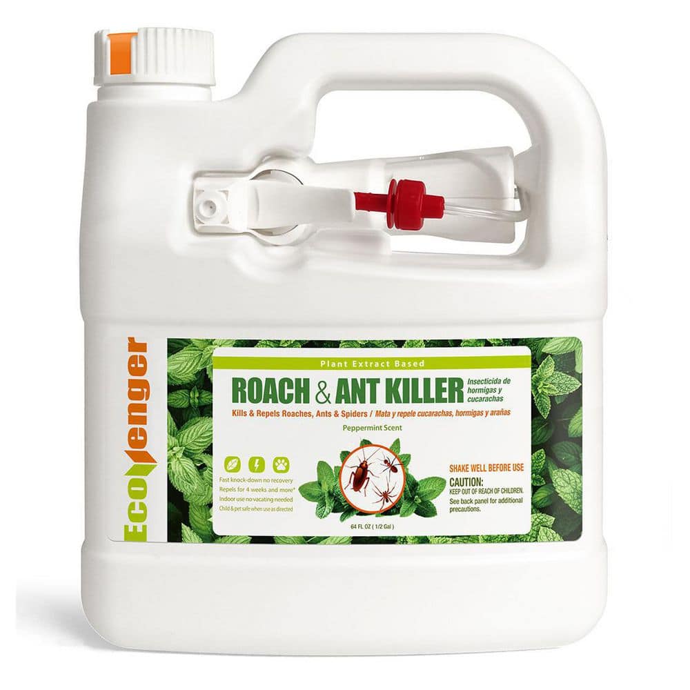 ECOVENGER 1/2 Gal. Roach & Ant Killer, Kills on Contact, Indoor&Outdoor ...